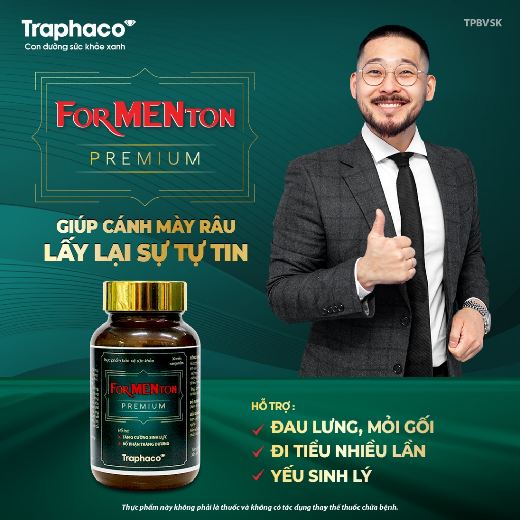 TPBVSK Formenton Premium Traphaco- Hỗ Trợ : Bổ Thận Nam, Cải Thiện Chức ...