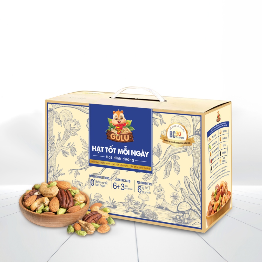 [Hộp 750g] Hạt Dinh Dưỡng Cao Cấp Gulu Foods BC30 | Shopee Việt Nam