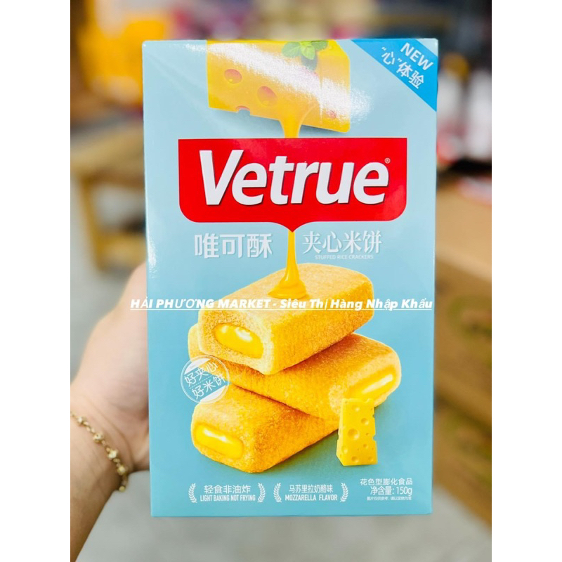 Bánh Gạo Vetrue nhân phô mai Gói 150G | Shopee Việt Nam