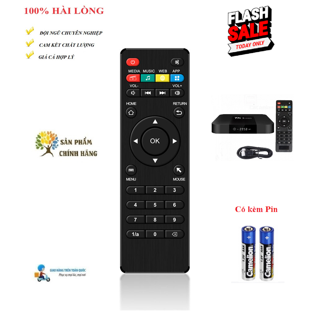 Remote Điều khiển đầu BOX ANDROID TIVI BOX TX3 Mini XS97Q- HÀNG CHÍNH ...