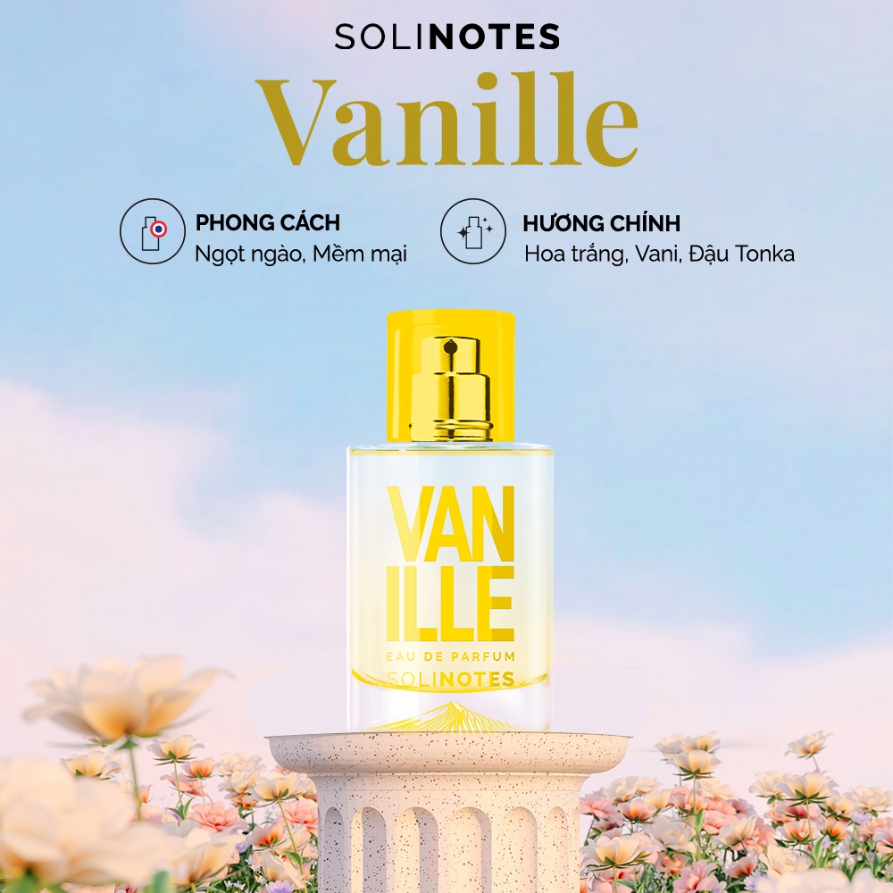 Nước hoa Pháp Solinotes Vanille nước hoa nữ hương thơm ấm áp, gợi cảm ...