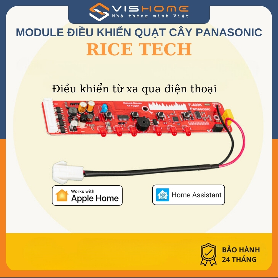 Module Điều Khiển Quạt Cây Thông Minh RICETECH Giúp Biến Quạt Thông Thường Thành Thông Minh ...