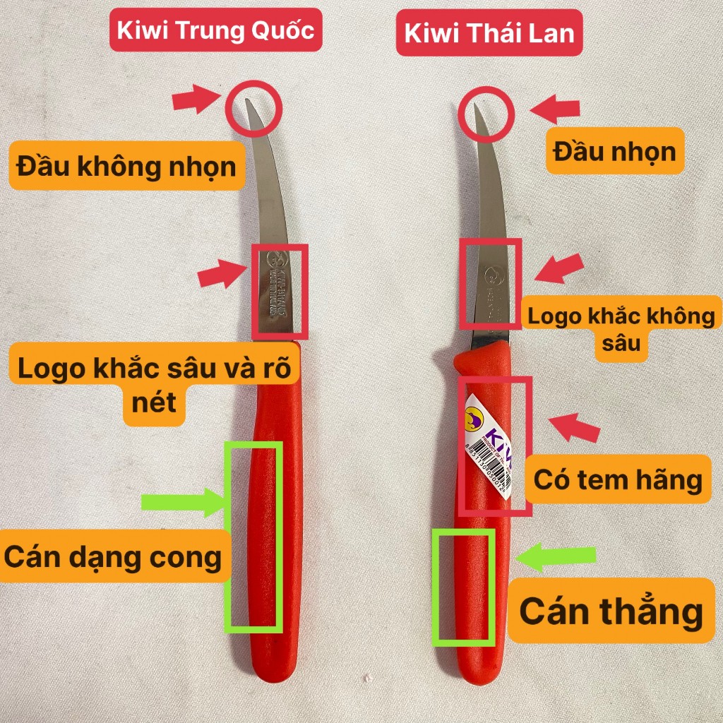 Dao Kiwi Inox Lưỡi Cong Tỉa Rau Củ Carving Knife | Shopee Việt Nam