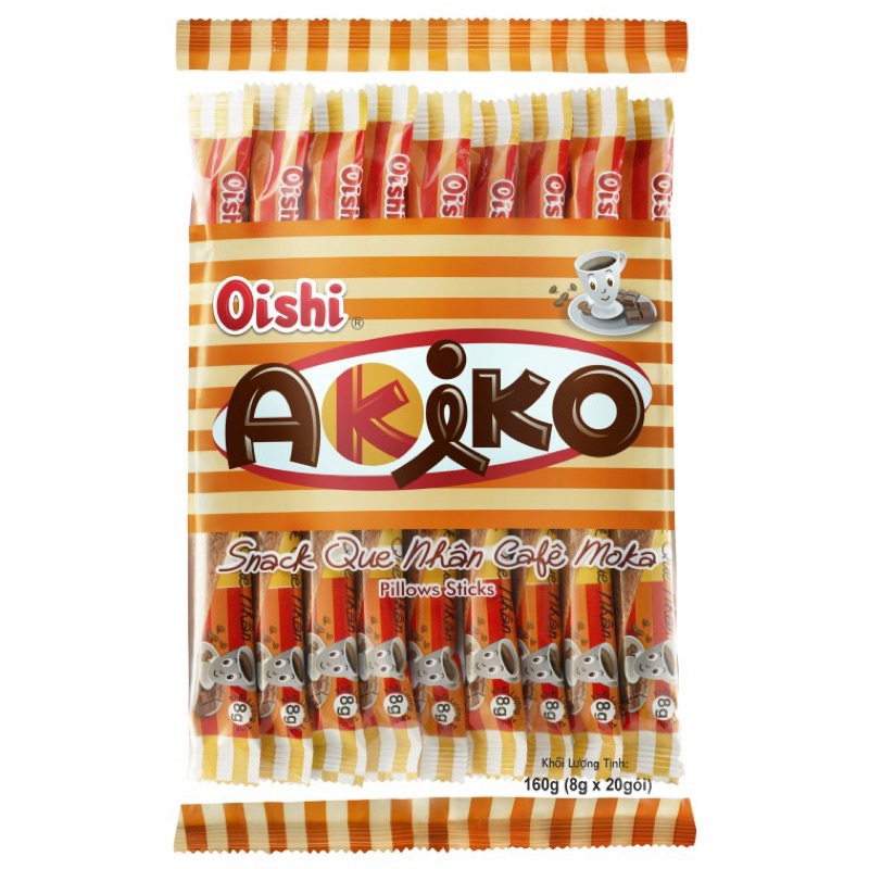 Túi 20 gói snack Oishi Akiko 7g | Shopee Việt Nam