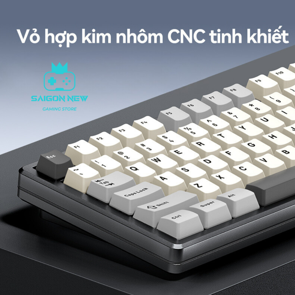 Bàn phím cơ không dây Dark Alien R83 Hotswap -Khung nhôm - thiết kế ...