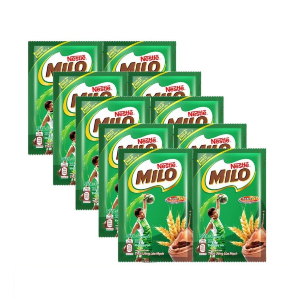Dây 10 gói Thức uống lúa mạch sữa 3in1 Milo-Nestle | Shopee Việt Nam