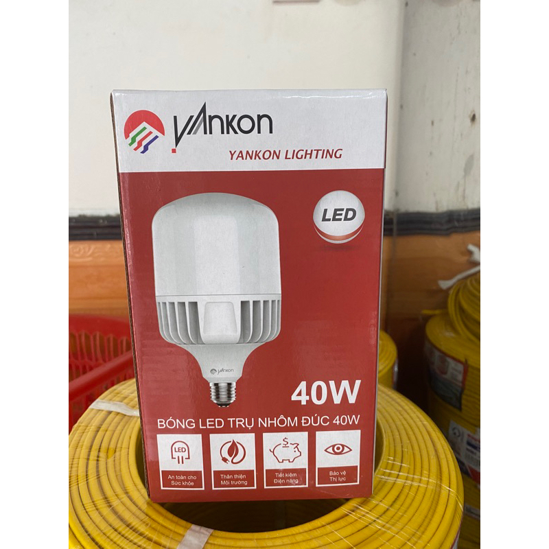 Bóng đèn led ánh sáng trắng siêu sáng Yankon 40W | Shopee Việt Nam