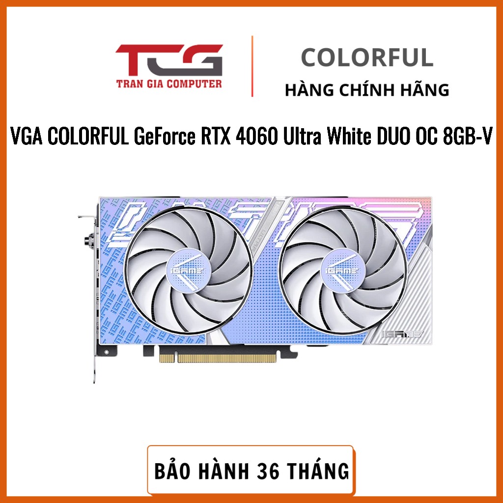 Card Màn Hình Colorful iGame GeForce RTX 4060 Ultra W DUO OC 8GB-V ...