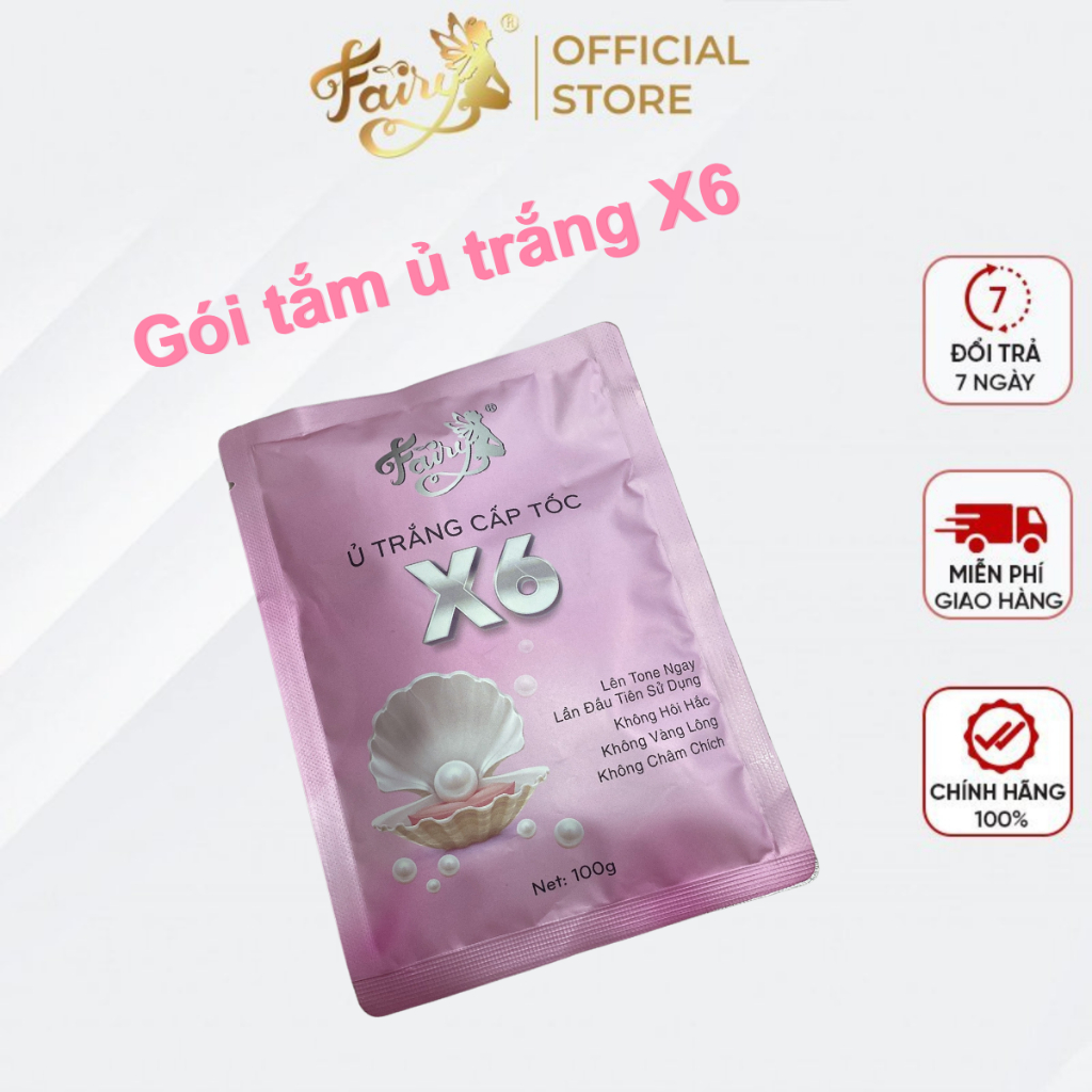Gói tắm ủ trắng X6 dành cho da Body (100g) | Shopee Việt Nam
