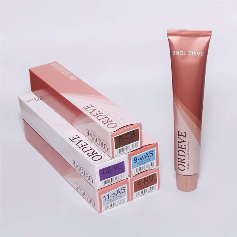 [Nhật Bản] Màu nhuộm phủ bạc Gam màu Công sở màu siêu chuẩn 👍 Milbon 🇯🇵 Japan Ordeve The ...