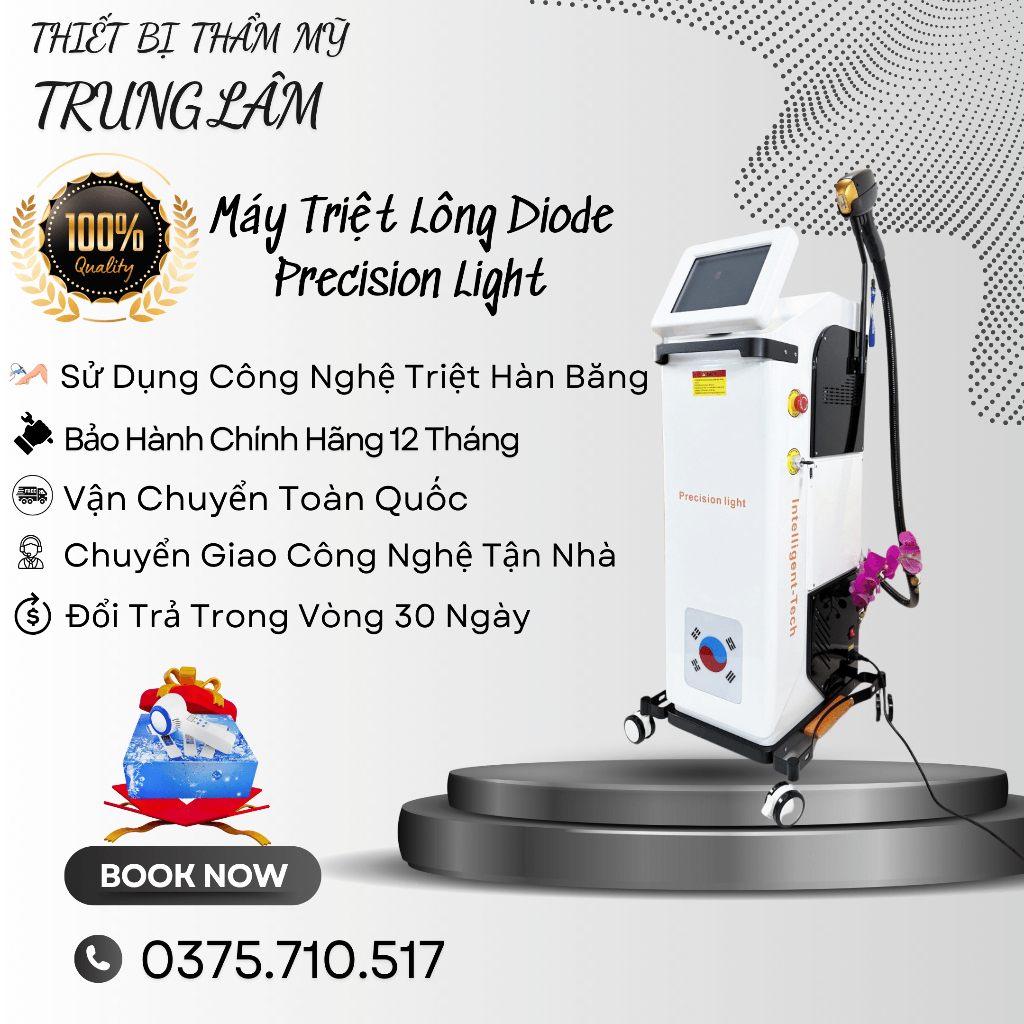 Máy Triệt Lông Diode Laser Precision Light Hàng Bắc Kinh [TL Medical ...