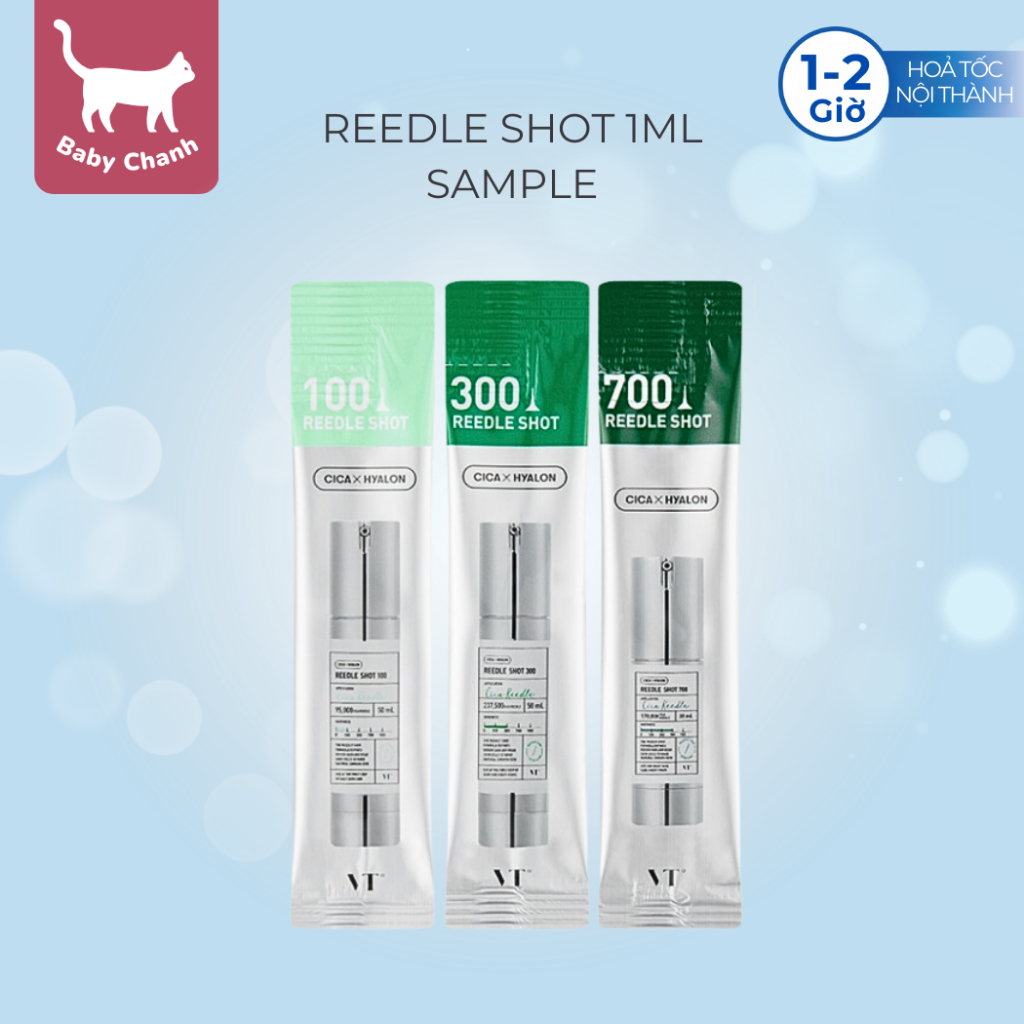 Set 5 Reedle shot 100 300 PDRN VT Cosmetics sample 1ml | Shopee Việt Nam