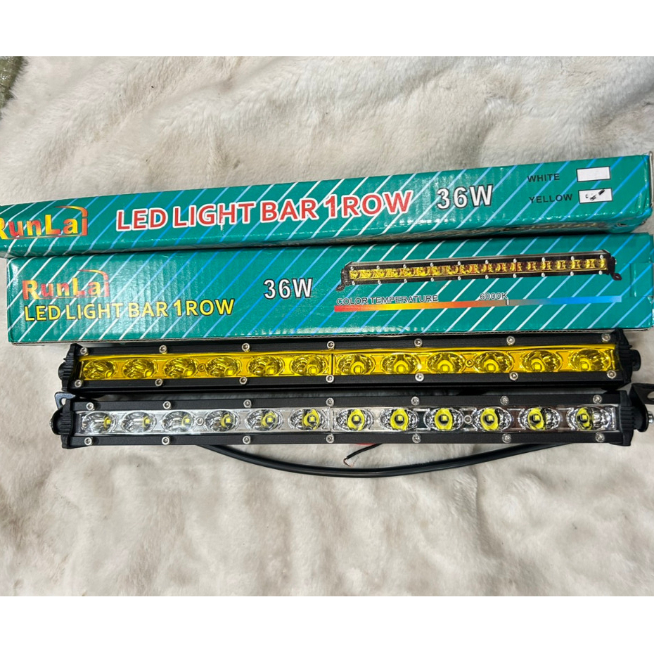 Đèn led trợ sáng, Led cây 1 hàng Runlai, Led bar 1 hàng 35cm, 50cm ...