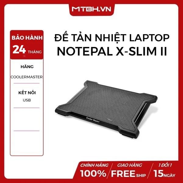Đế Tản Nhiệt Laptop Cooler Master Notepal X-Slim Ii New | Shopee Việt Nam