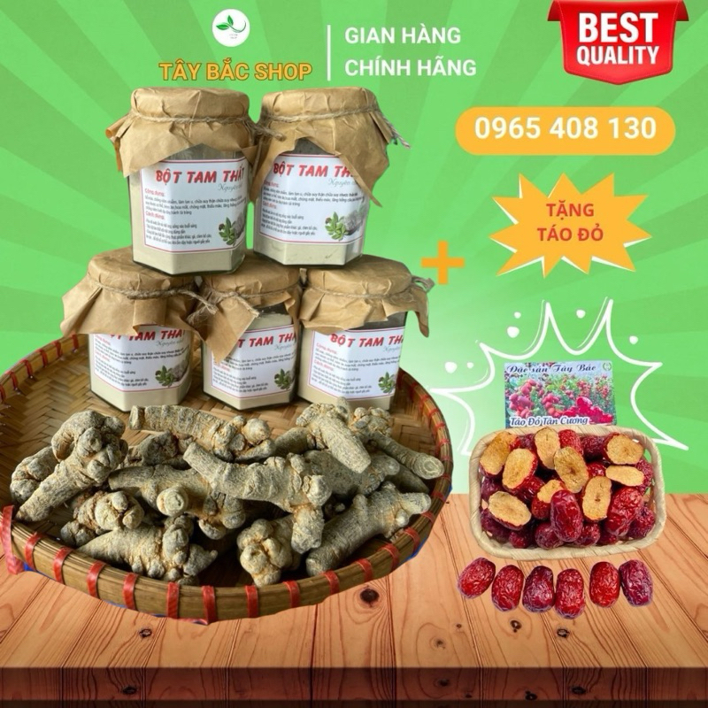 (CHÍNH HÃNG) Bột Tam Thất Bắc ( Do Chính Tay Em Xay Tam Thất ) | Shopee ...
