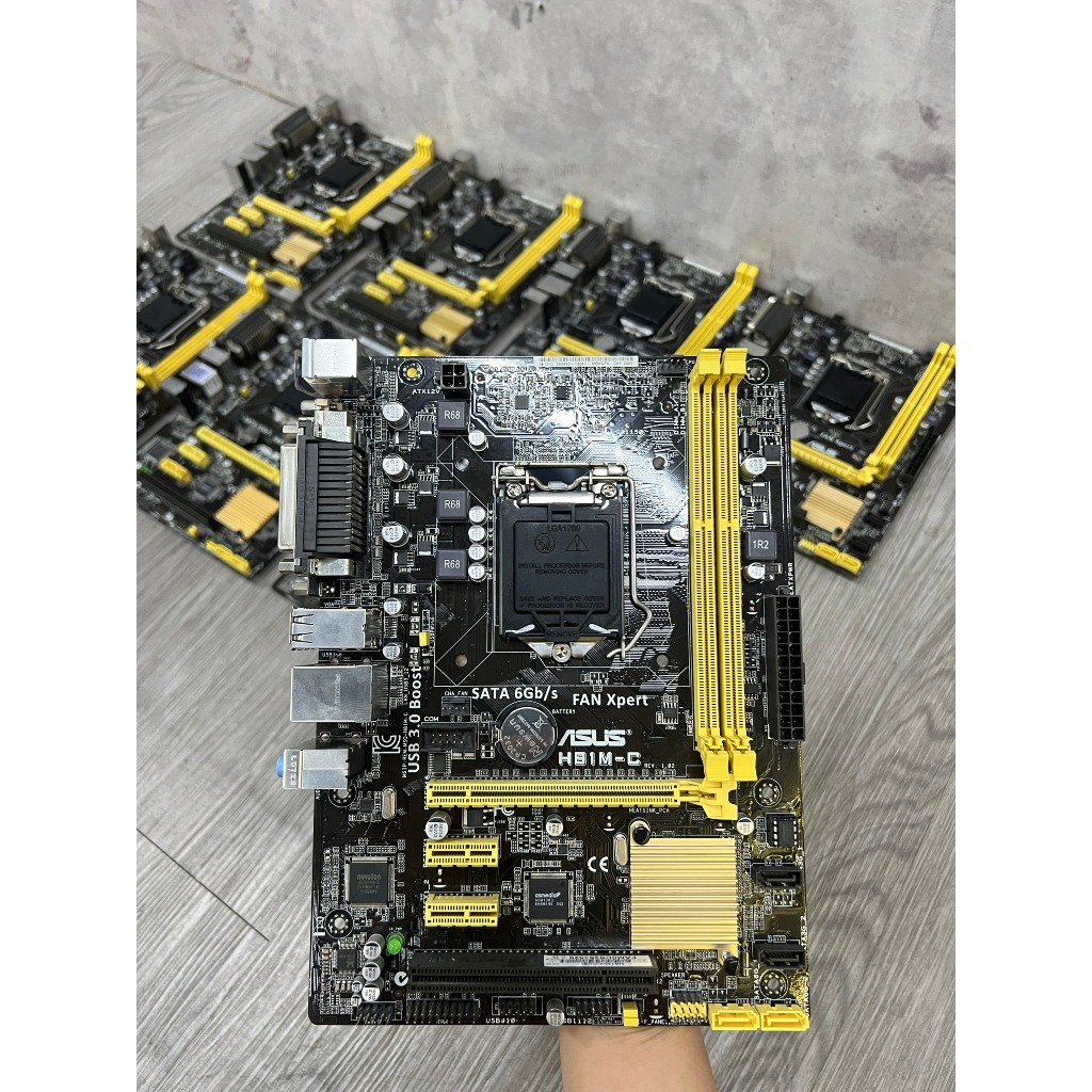 Mainboard Asus H81 Cũ + Chắn lưng Main | Shopee Việt Nam