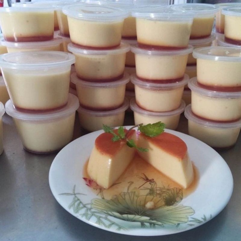 Set 100 hộp đựng bánh flan 75ml,100ml kèm nắp | Shopee Việt Nam
