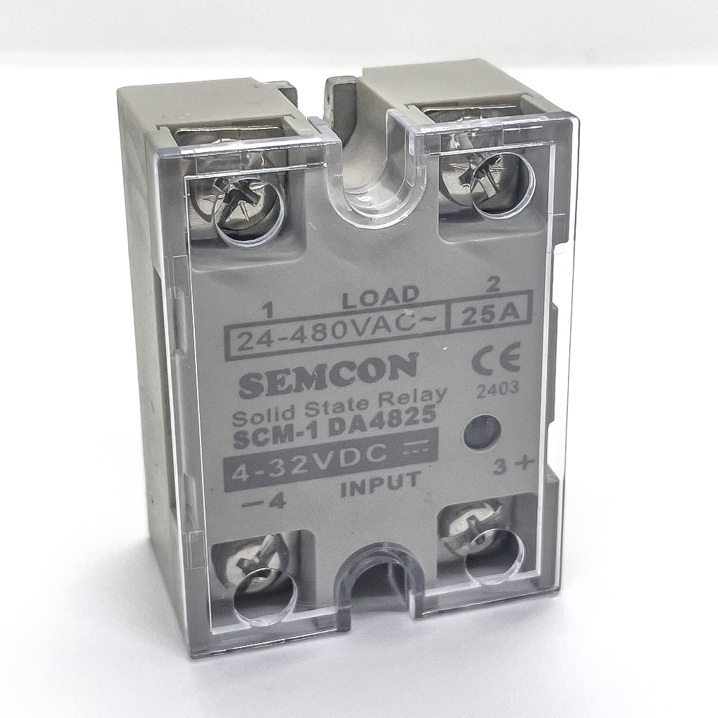 Relay bán dẫn - SSR 1 pha DC to AC input: 3-32Vdc output: 24-480Vac ...