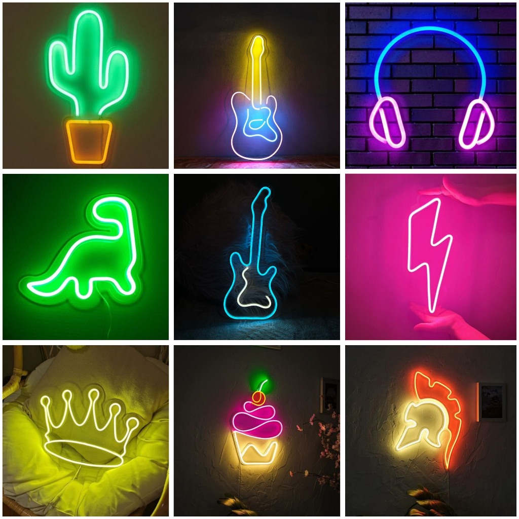 (Tặng keo dán)Led noen Hình Trang Trí,Đèn decor,Đèn ngủ | Shopee Việt Nam