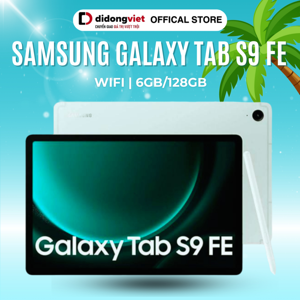 Samsung Galaxy Tab S9 FE Wifi 6GB | 128GB, Màn hình IPS LCD 10.9" 90Hz - Chip Exynos 1380 ...