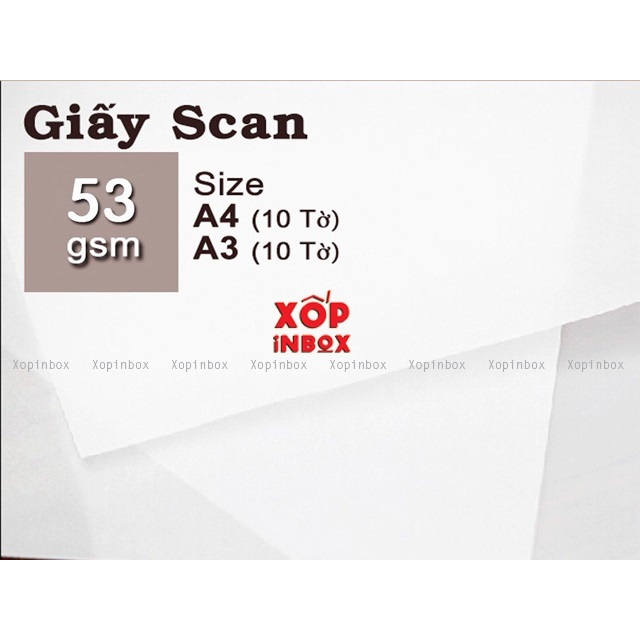 Giấy Vẽ Scan Tracing Paper 53gsm Xấp 10 Tờ | Shopee Việt Nam