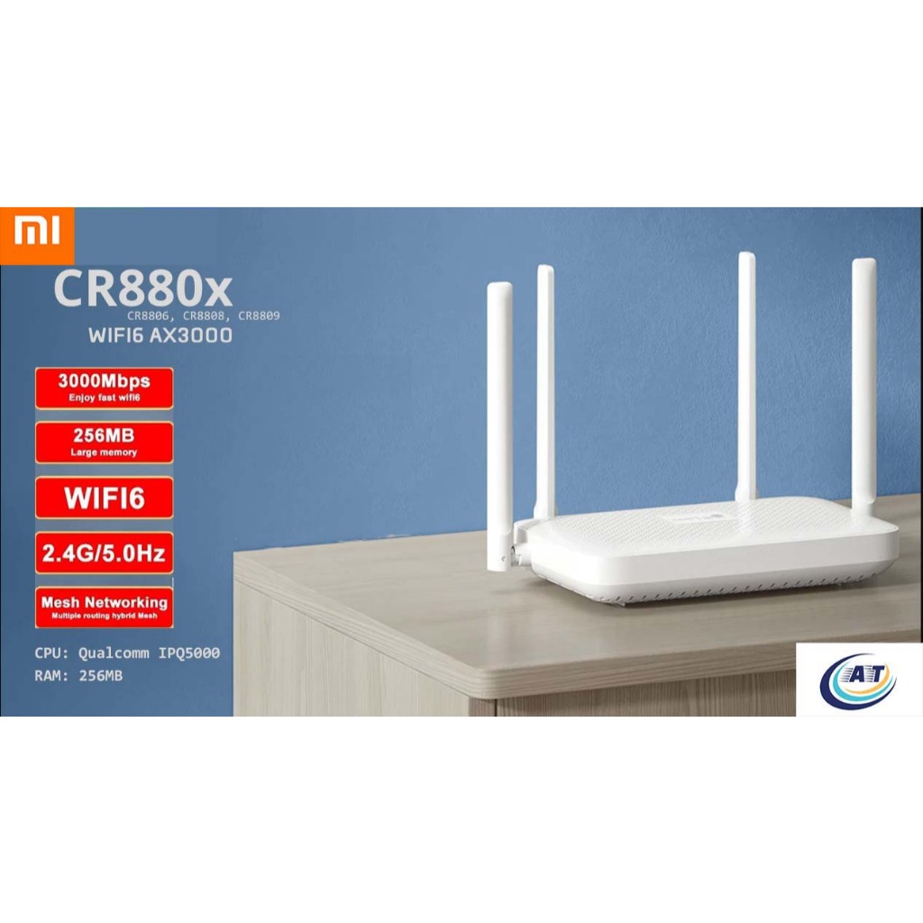 [BH 6 Tháng 1 đổi 1 ] [Mẫu mới 2024] - Router Wifi 6 AX3000 Xiaomi CR8806 CR8808 CR8809 - Hỗ trợ ...