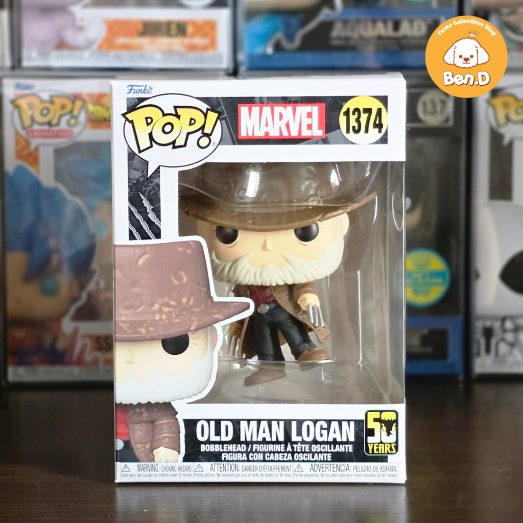 Mô hình chính hãng Funko Pop! Marvel: Old Man Logan #1374, kèm ...