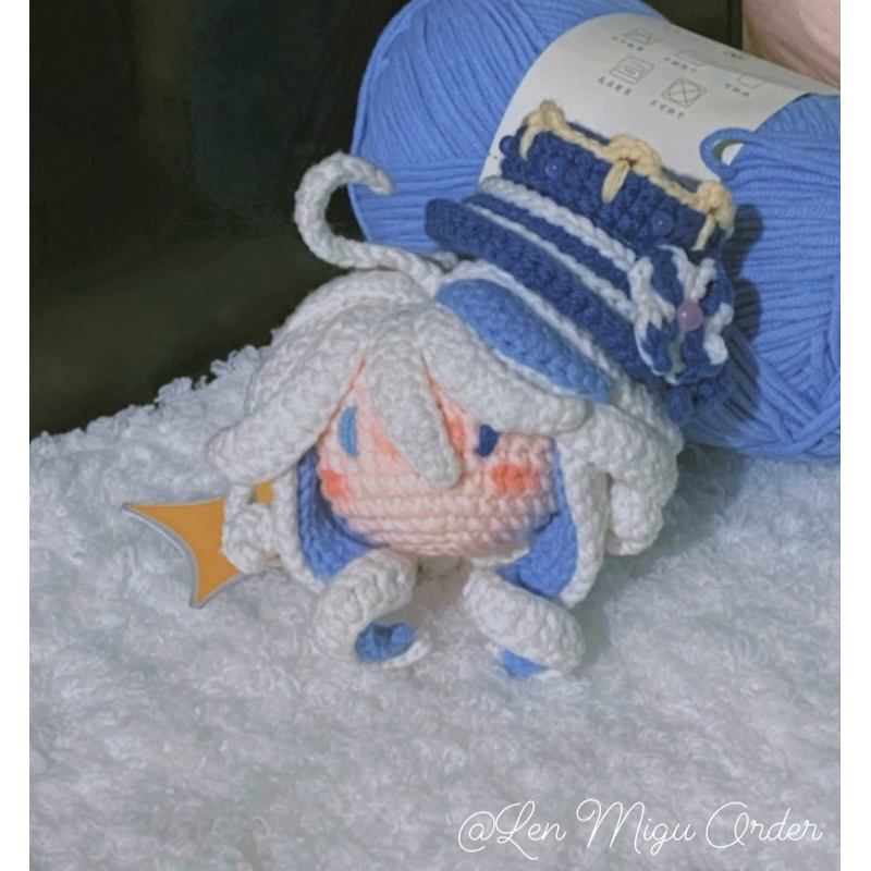 [Hàng Order 10-15 day] Móc khoá mochi và doll 10cm len Furina | Shopee ...