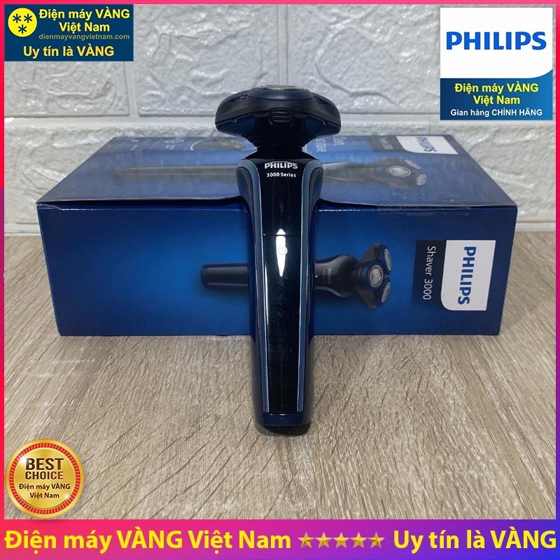 Máy cạo râu khô và ướt Philips S3608 S3608/10 an toàn cho da, bảo hành ...