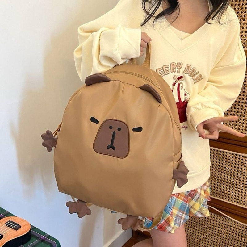 Balô hình Capybara fom to sức chứa lớn đựng laptop vô tư | Shopee Việt Nam