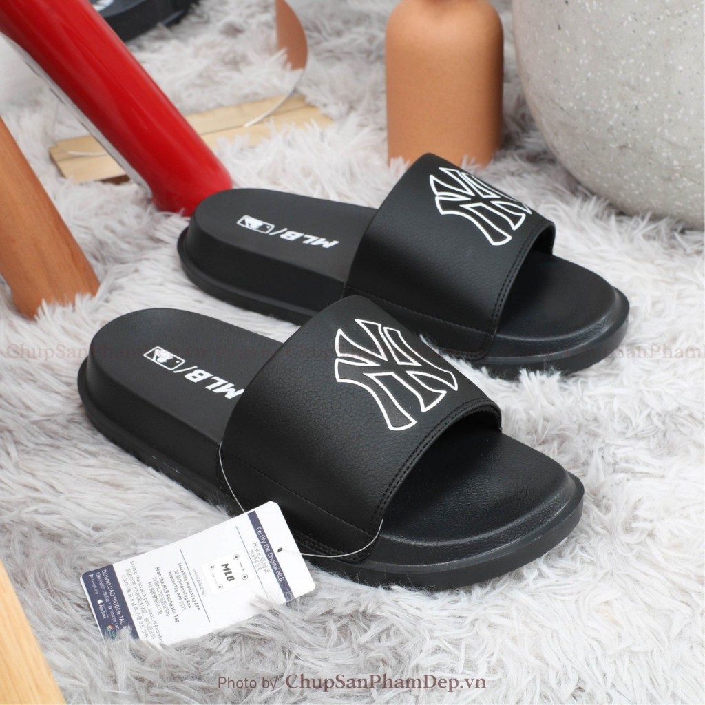 [Form nhỏ] Dép MLB Quai Ngang CHUNKY MOUND BASIC - Fullbox | Shopee Việt Nam