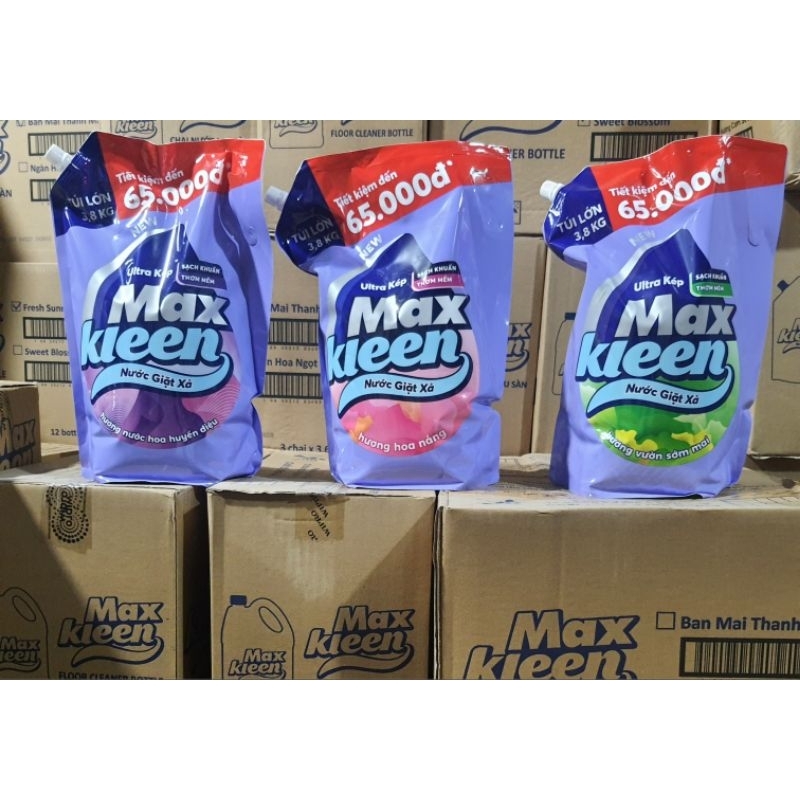 Nước giặt xả Maxkleen 3.8kg | Shopee Việt Nam