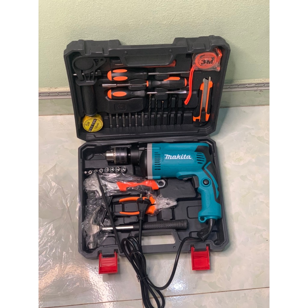 Máy Khoan Điện | Bộ Vali Đủ Đồ Nghề Chuyên Dùng Cam Kết Motor Đồng ...