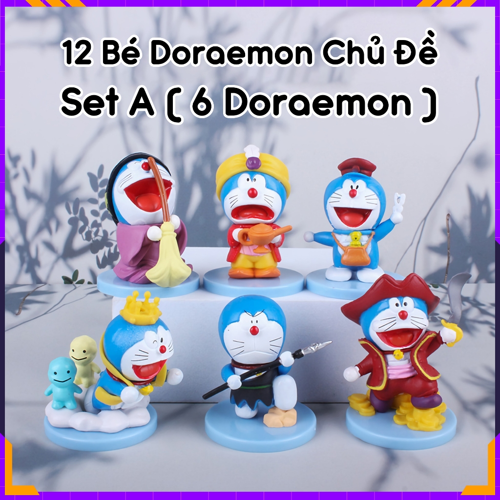 [HCM] Set 8 Mô Hình Doraemon Và Bảo Bối Thần Kì Mini Cực Cute Trưng Bày ...