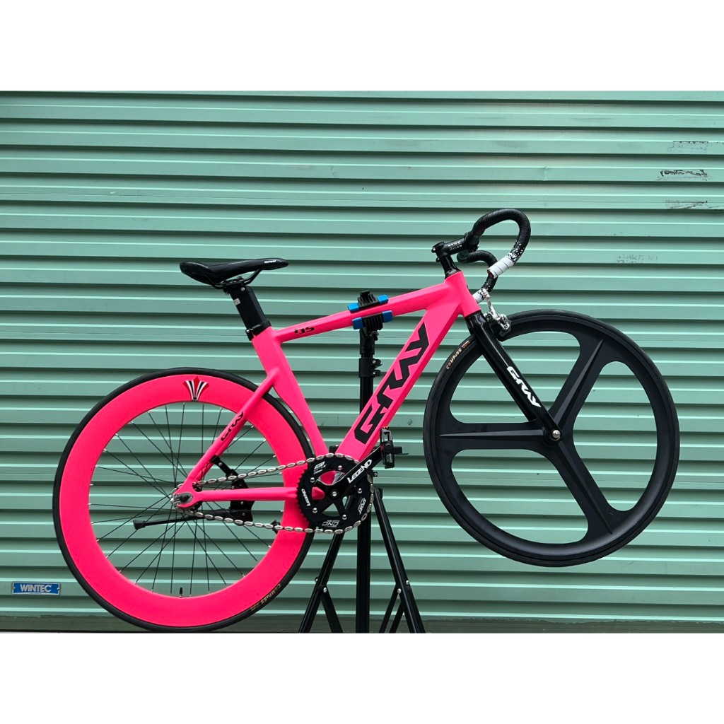 Xe đạp Fixed Gear Gray F15 chính hãng, giá rẻ ( Ghi đông cong ), có thể ...