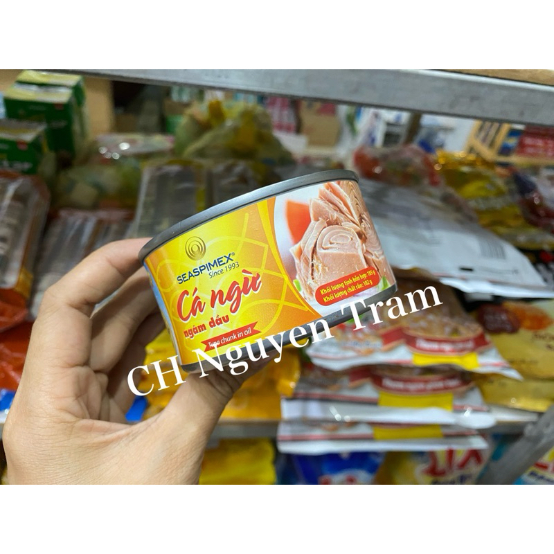 Cá ngừ ngâm dầu Seaspimex hộp 185g | Shopee Việt Nam