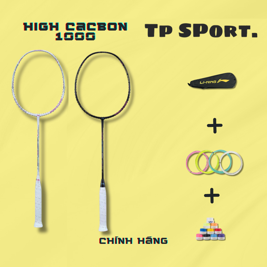 Vợt cầu lông Lining High CacBon HC 1000, 1200, 1800, 1900 full Cacbon ...