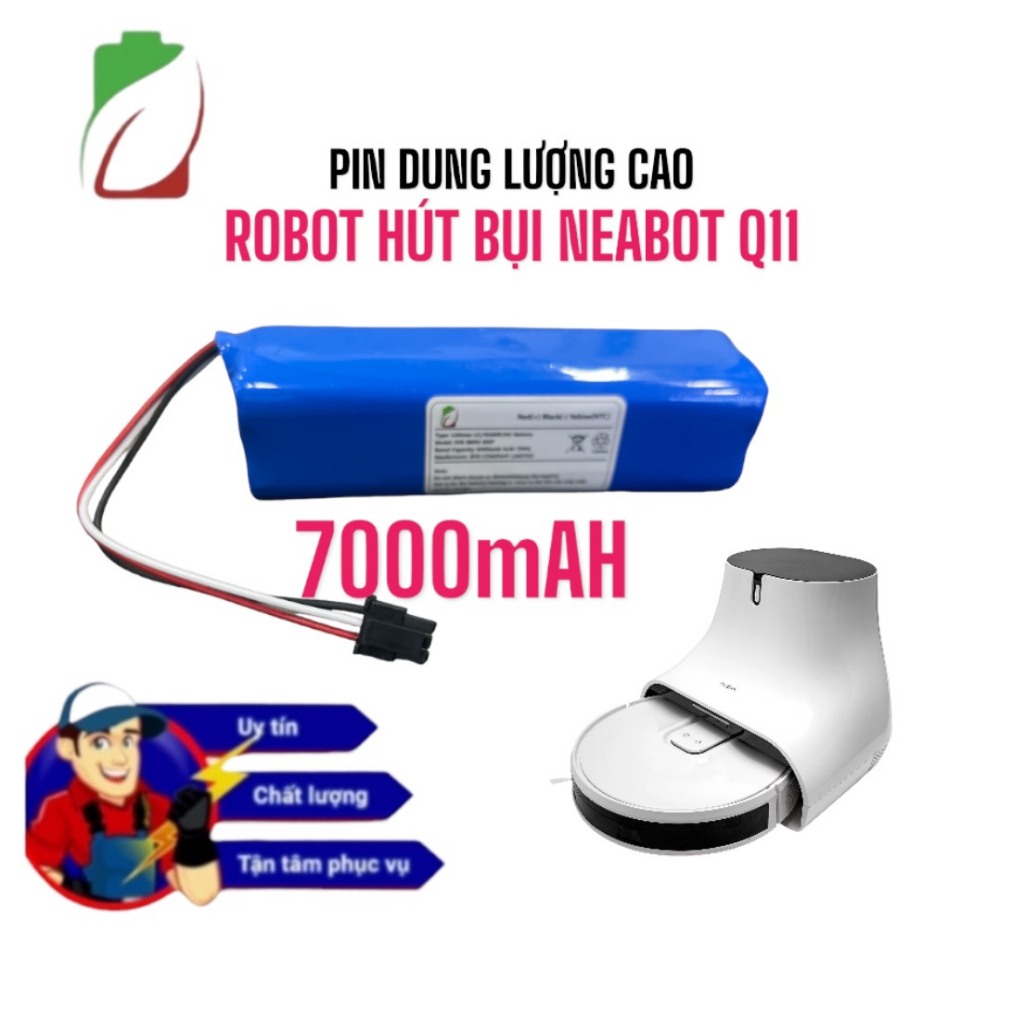 PIN ROBOT HÚT BỤI NEABOT NOMO Q11( DUNG LƯỢNG 7000MAH LG/SAMSUNG BẢO ...