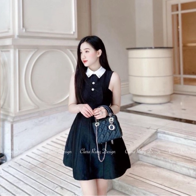 Clara Ruby - Váy Luna cổ sơ mi (size SML) | Shopee Việt Nam
