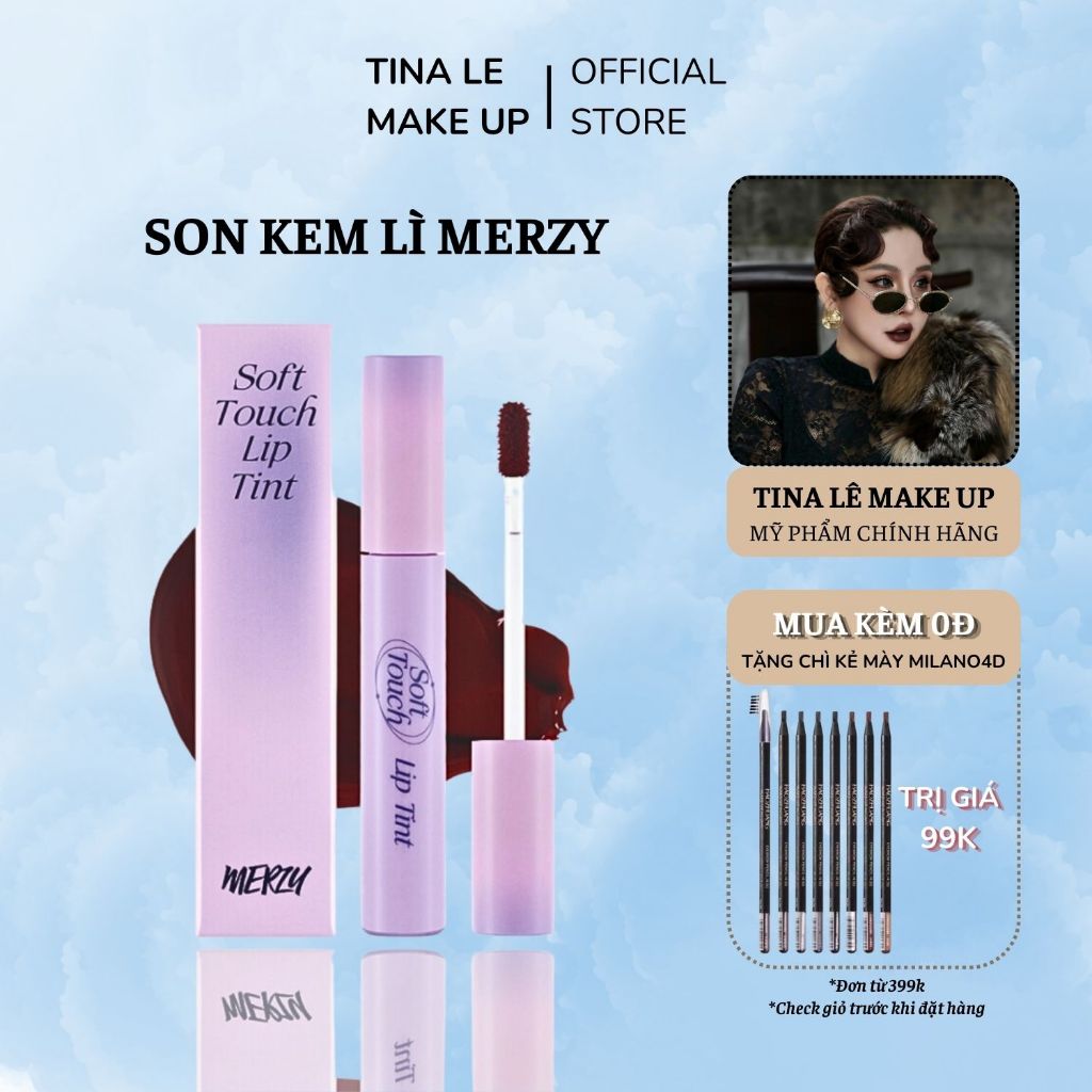 Son Merzy Soft Touch Lip Tint Season 2 Son kem lì Merzy tạo hiệu ứng mờ ...