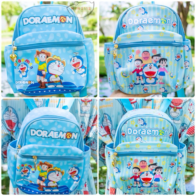 BALO MINI DORAEMON DOREMON DA PU SIZE 23x24x15cm | Shopee Việt Nam
