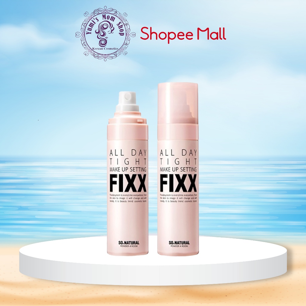 XỊT KHOÁ NỀN MAKEUP SO NATURAL ALL DAY TIGHT MAKE UP SETTING FIXX 75ml ...