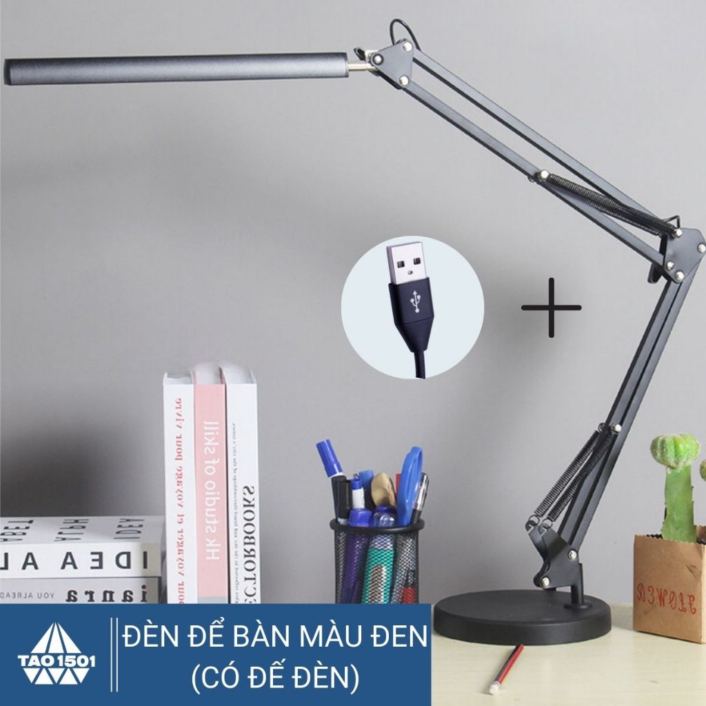 Đèn bàn học TA110 Bóng LED Chống Cận 12W Đổi 3 Màu Ánh Sáng Tăng Giảm ...