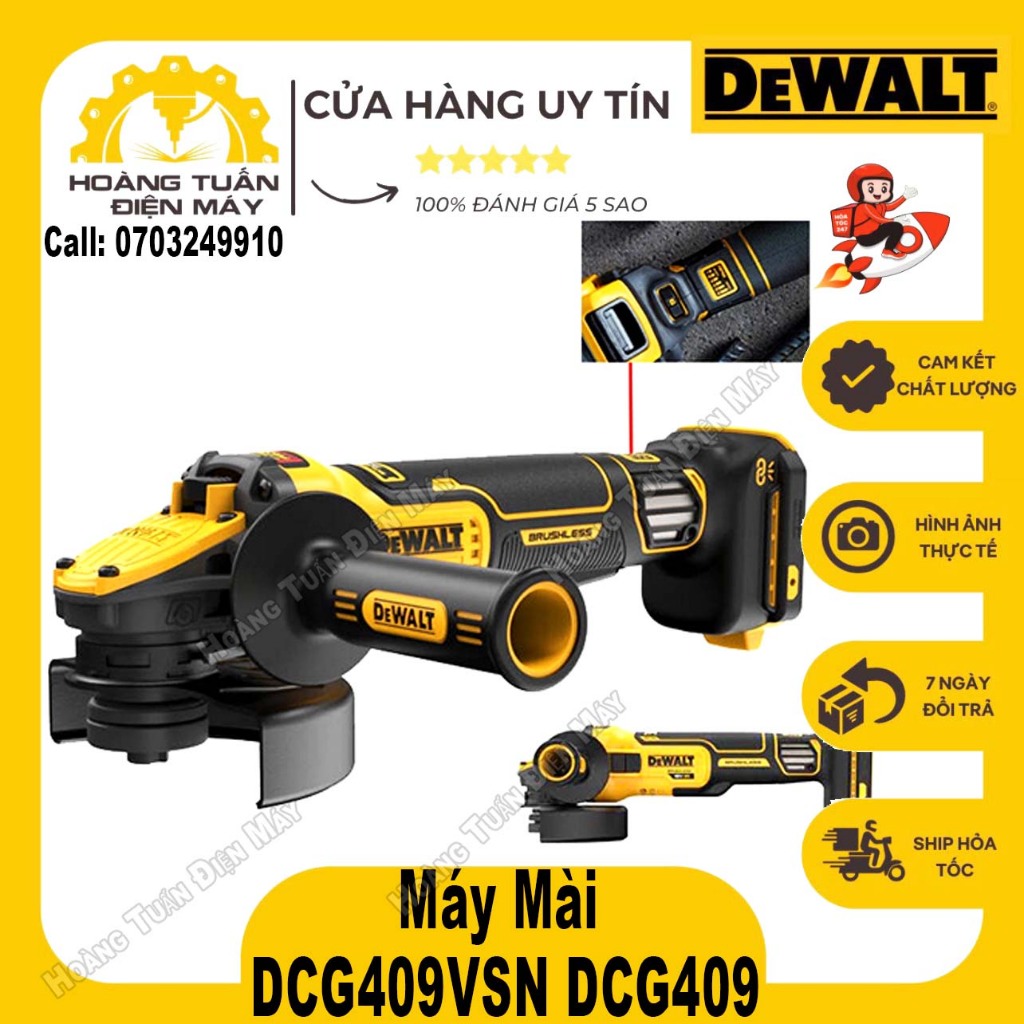 Máy Mài Pin 18V/20V Dewalt DCG405-DCG409N- DCG409VSN-DCG413-Hoàng Tuấn ...