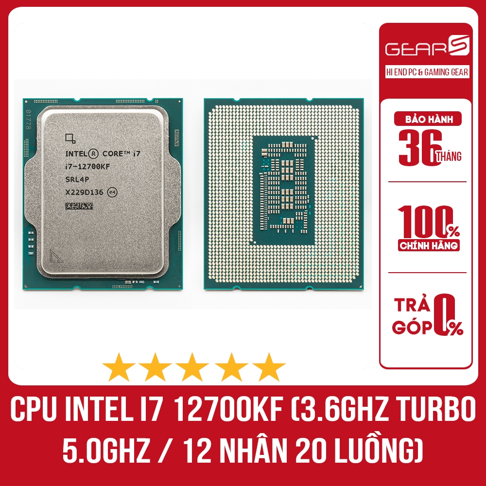 [FULL VAT] CPU INTEL CORE I7-12700KF TRAY NEW - BẢO HÀNH 36 THÁNG | Shopee Việt Nam