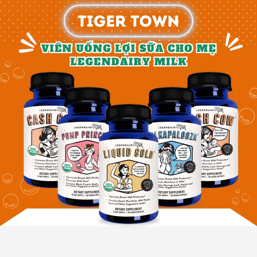 Viên uống lợi sữa hữu cơ Legendairy Milk - Lợi sữa Legendairy Milk hộp ...