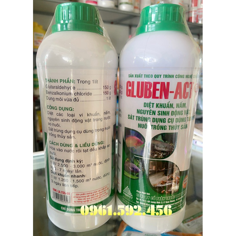 GLUBEN AC- Tiêu diệt nhanh virus, vi khuẩn gây bệnh cho vật nuôi ...
