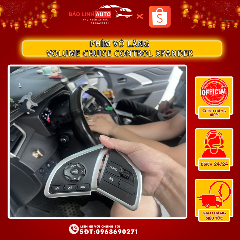 Phím Khiển Vô Lăng Volume Cruise Control Rảnh Tay Mitsubishi Xpander ...