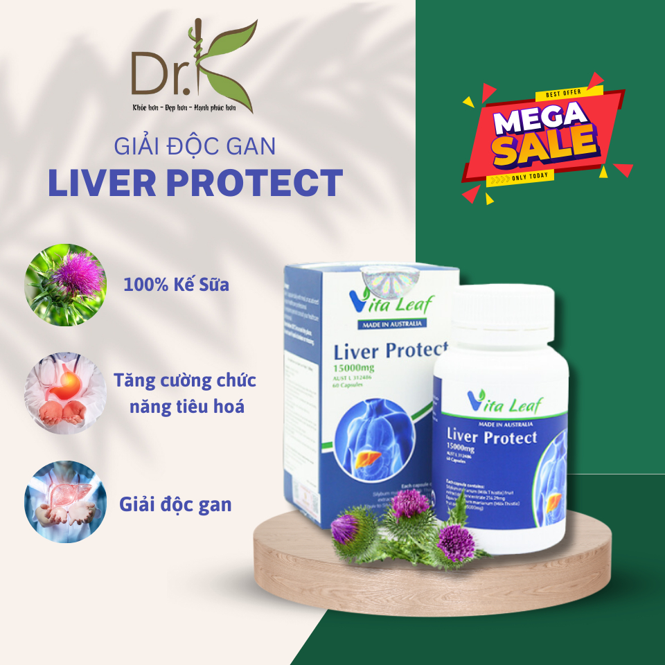 Viên uống giải độc gan Liver Protect làm mát gan tăng cường chức năng ...
