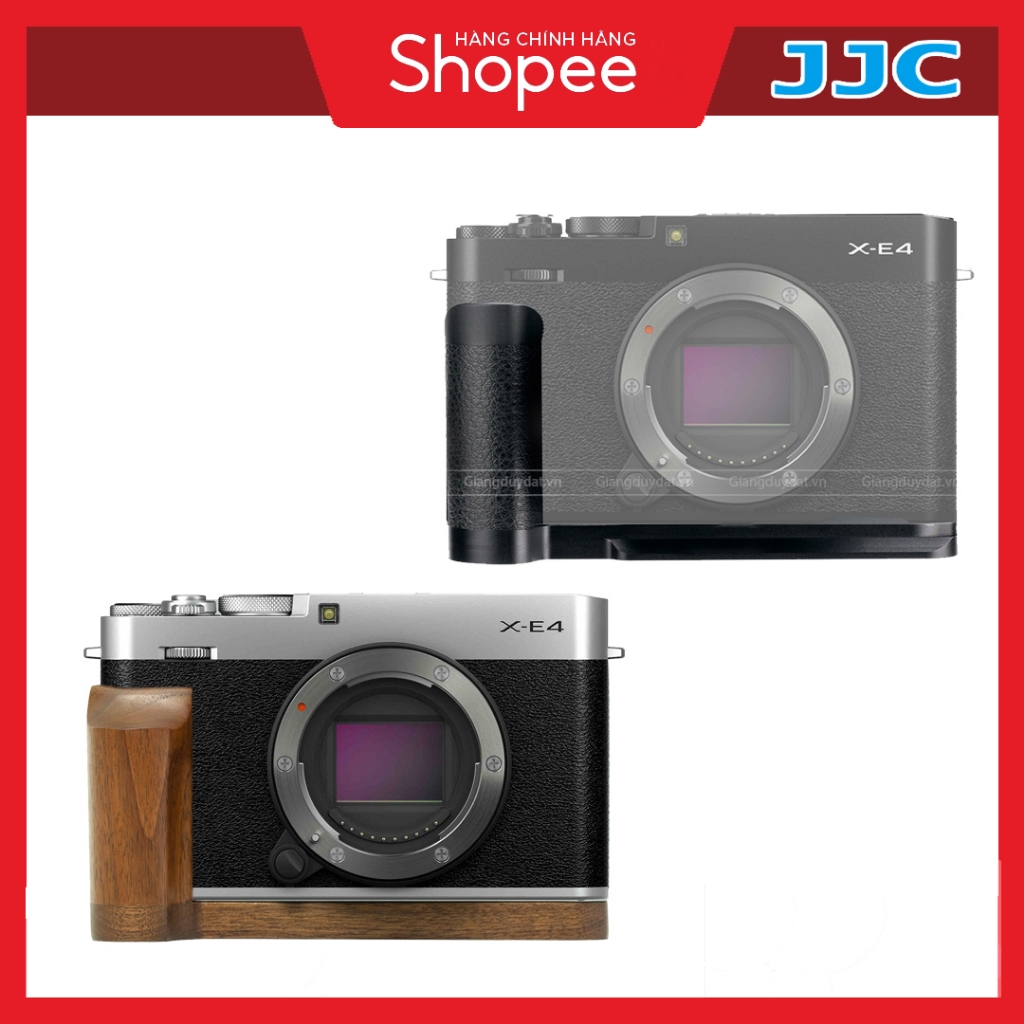 Báng Tay Cầm HandGrip JJC HG XE4 l Hand grip gỗ Fuji X-E4 l Phụ kiện X ...
